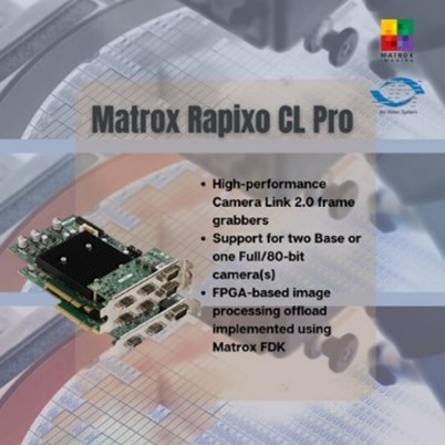 Matrox Imaging’s Rapixo CL Pro – JM Vistec System